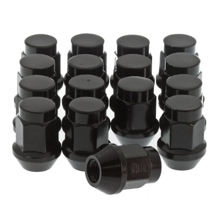DWT Douglass Wheels Lug Nuts - 3-8 X 24 Tapered Lug Nut PolarisPack Of 50- Black (952-9150B)